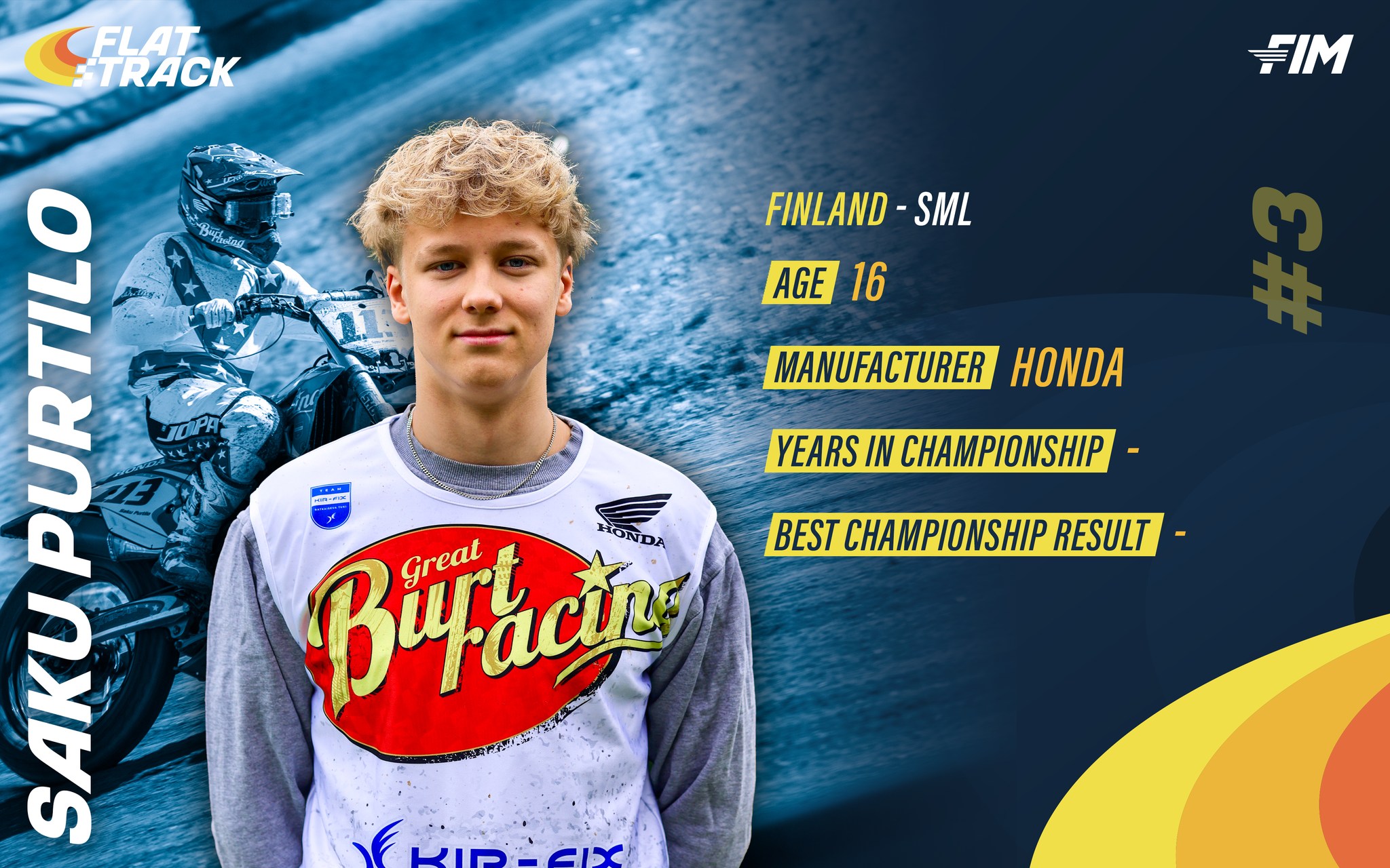 Saku Purtilo flat trackin MM-sarjaan – Bike